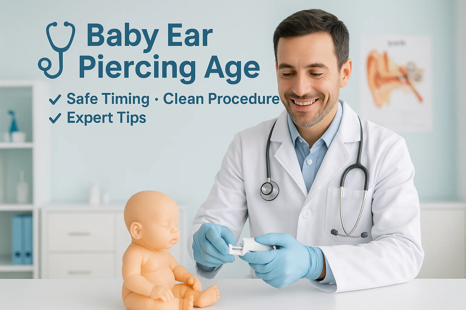 Safe Ear Piercing for Children - Fayrouz pediatrics - NJ